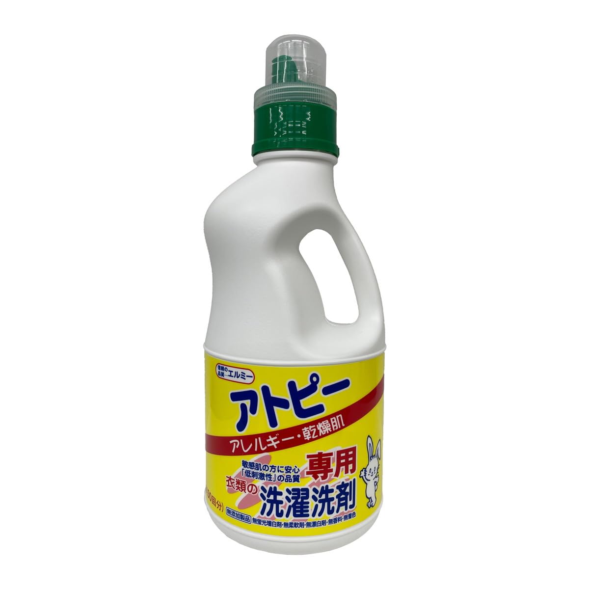 サイズ：1.2リットル (x 1)◆商品名：エルミー アトピー・アレルギー・乾燥肌専用衣類の洗濯洗剤 本体ボトル 1000mL原産国 :日本内容量 :1L商品サイズ (幅×奥行×高さ) :145×85×248材質 :アルカリ性商品紹介 エル...