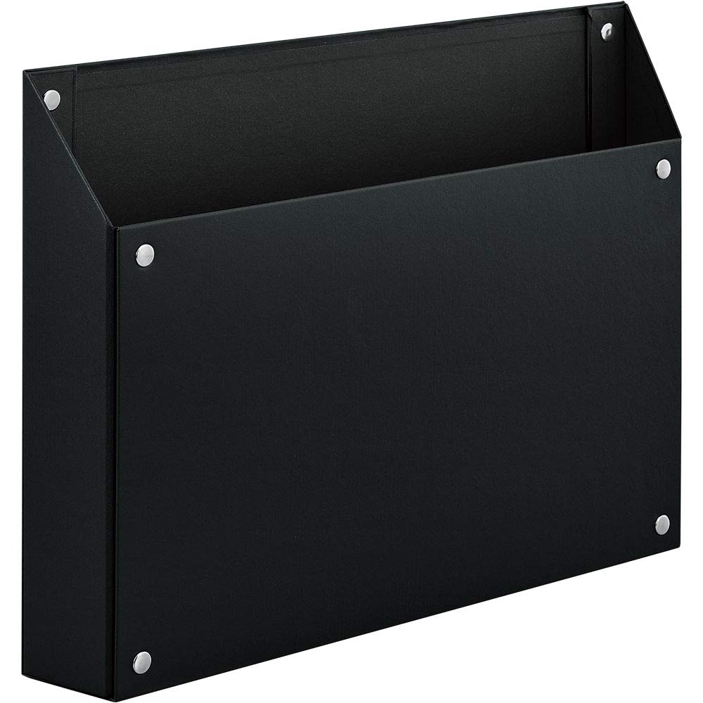 スタイル：ヨコ型◆商品名：キングジム 書類ボックス マグケース マグネット付 A4ヨコ 黒 4785-BKマグネットで壁や机にはりつく収納ケース!【サイズ】A4ヨコ型【外寸】高さ247×幅344×奥行53mm【内寸】高さ243×幅338×奥...