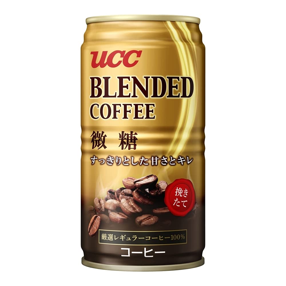 サイズ：185グラム (x 30)◆商品名：UCC ブレンドコーヒー 微糖缶 185g×30本日本内容量:185g×30本原材料:コーヒー、砂糖、全粉乳、脱脂粉乳、デキストリン、乳化剤、甘味料(アセスルファムK)商品サイズ(高さx奥行x幅)...