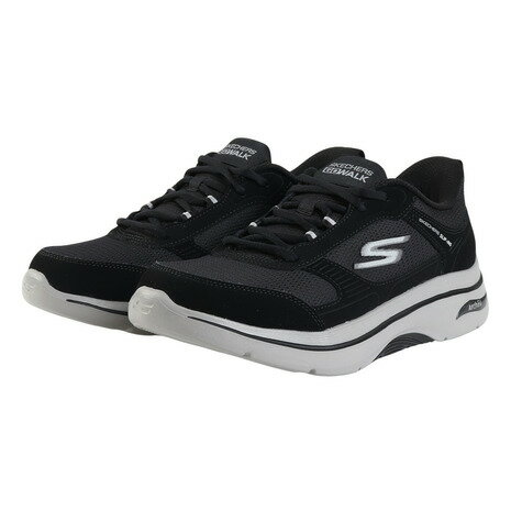 ●素材:天然皮革+合成繊維【実寸サイズ】●重量:約373g(27.0cm片足)●中国製●レギュラー 2E相当●タウンウォーキング●エンジニアードメッシュをアッパーに使用したレースアップシューズ。取り外し可能なSkechers Arch Fi...