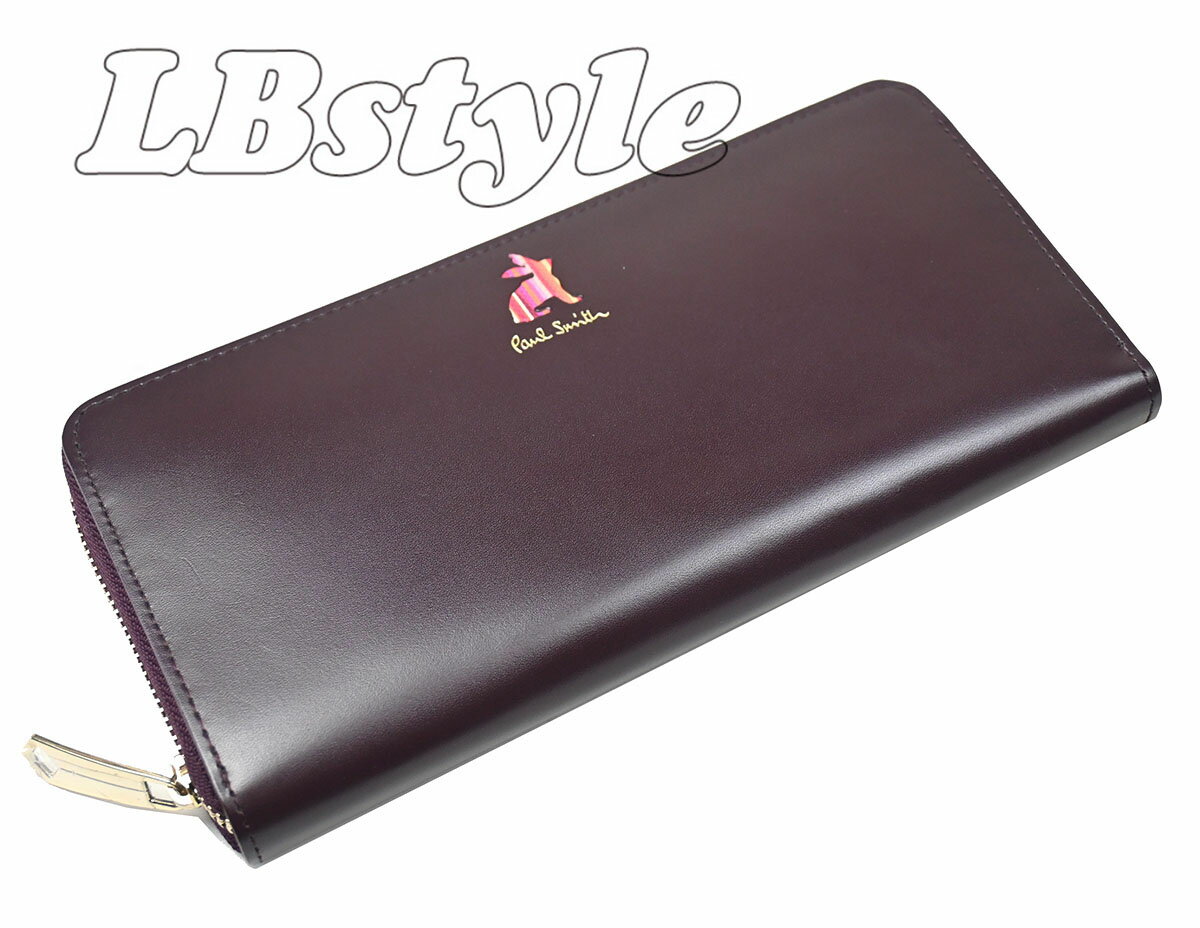 paulsmith ポールスミスのCマーケトリSTR牛革　ファスナー長財布です。 素　材 牛革 カラー ワイン サイズ 19.5cm×10cm 仕　様 札入れ×2、カード入れ×12、小銭入れ×1、ポケット×2 状　態 新品　箱無し ※展示品...