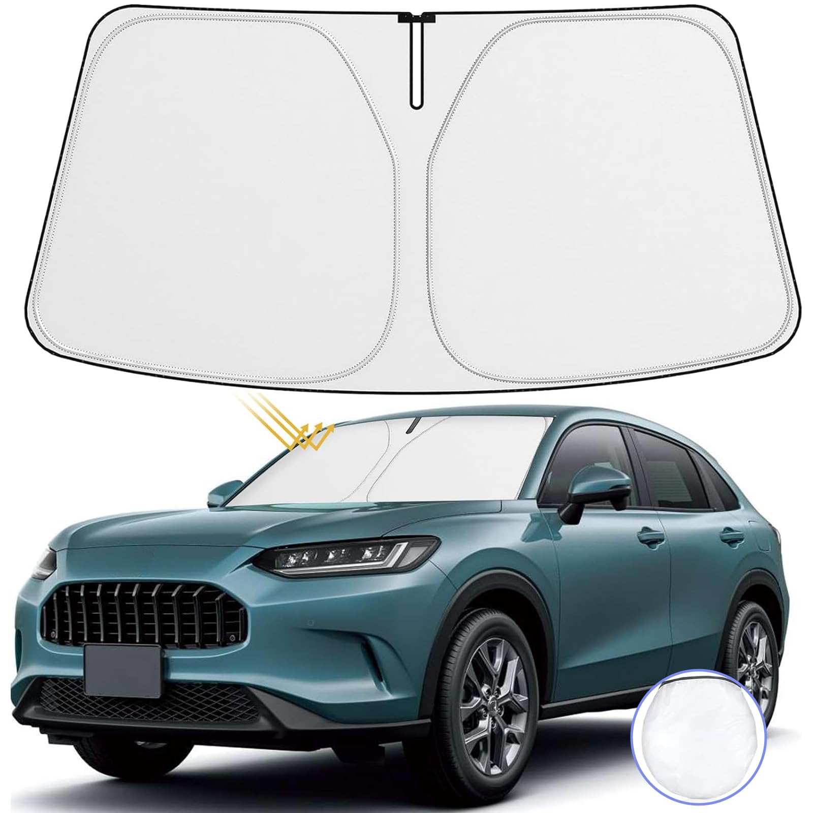 【適合車種】ZR-V 2023。------年式?グレード?オプション等により適合しない場合が御座います。ご購入前に必ず現車の車種と形状をご確認ください。【100％車種専用&amp&2024新型2層構造】4TSLのサンシェードは、新しい二重...