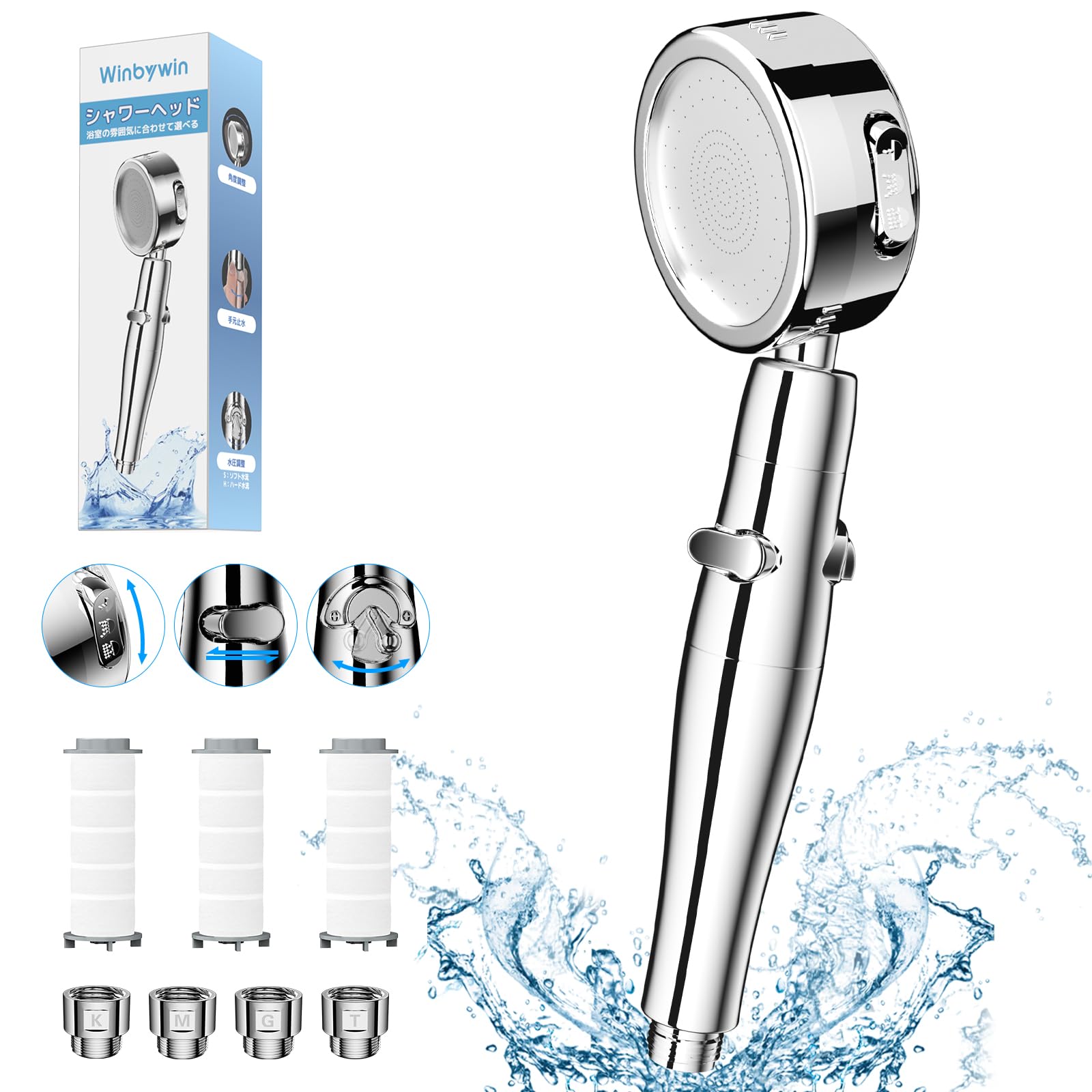 ！みんなに愛用するシャワーヘッドを新登場られます【増圧効果抜群&洗浄効果アップ】毎日使うものだからこそ品質にこだわったので弊社のシャワーヘッドが&空気混合方式&を採用することで&同じ水圧の場合に、水の使用量を大幅に節約します。増圧効果抜群！...