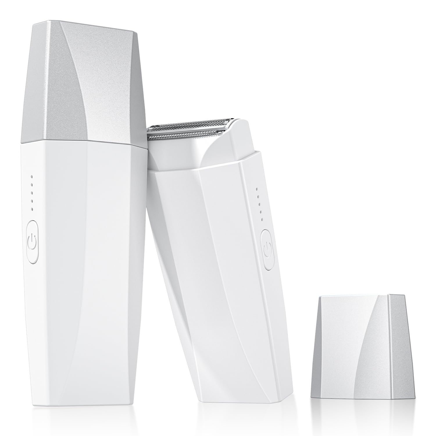 【3in1多機能ヘッド&全身対応】vio シェーバーは3in1多機能ヘッドで、1本で全身を剃ることが可能です。また、刃の面積が広く、広範囲をスピーディに処理できます。弓型刃：敏感な部位対応、ワキ、VIO、凹凸な部位オススメ。ネット刃：短い毛...