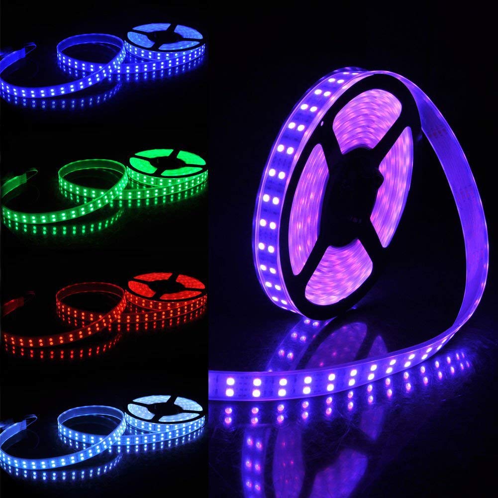 電圧：DC 24V、LED数：600個、タイプ：SMD5050、発光色：RGB R(赤)、G(緑)、B(青)の3原色、白ベース低圧直流24Vで、使用上は非常に安全。やわらかテープ仕様なので平面、曲面も自由自在です。接続方法はカンタンです！プ...