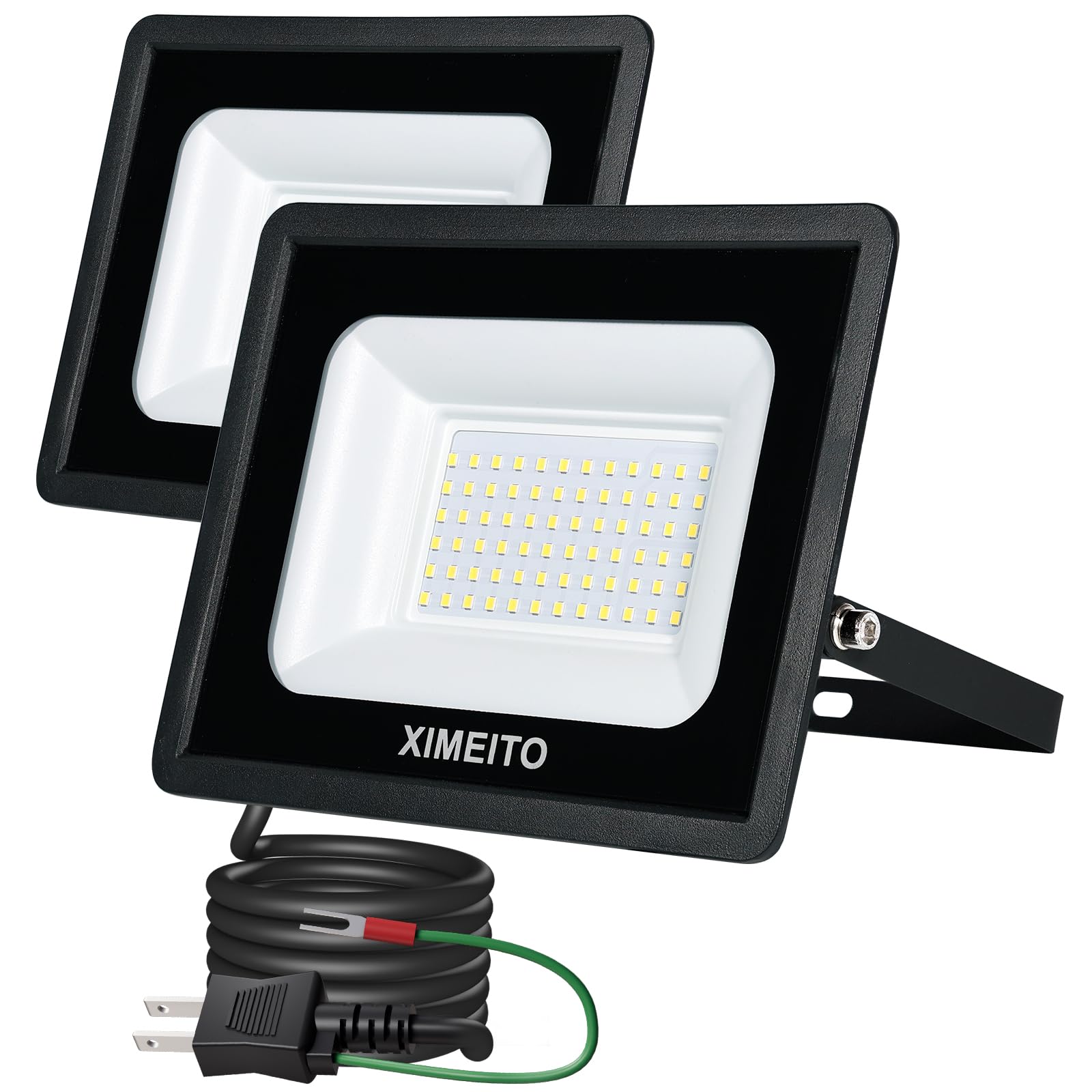 【規格】：「薄型LED投光器」 電圧：100-240V 定格周波数：50/60Hz、消費電力：50w、ケーブル長:1.8m、チップ：SMD チップ、広角照射：120°、光束：6000ルーメン(600w相当) 、色温度6500K（昼光色）、 ...