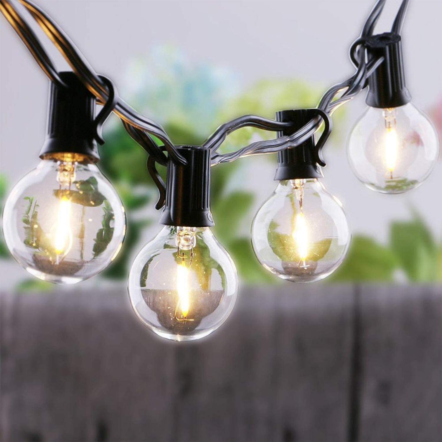 【ロマンチックな雰囲気作る】このLEDストリングライトはいつでもハロウィーン、クリスマス、プライベートパーティーや祝日などに電飾として素晴らしい、パーティーにも甘く、いい雰囲気や照明を作り出せます。【屋外使用OK】デザイン性の高い電球でお好...