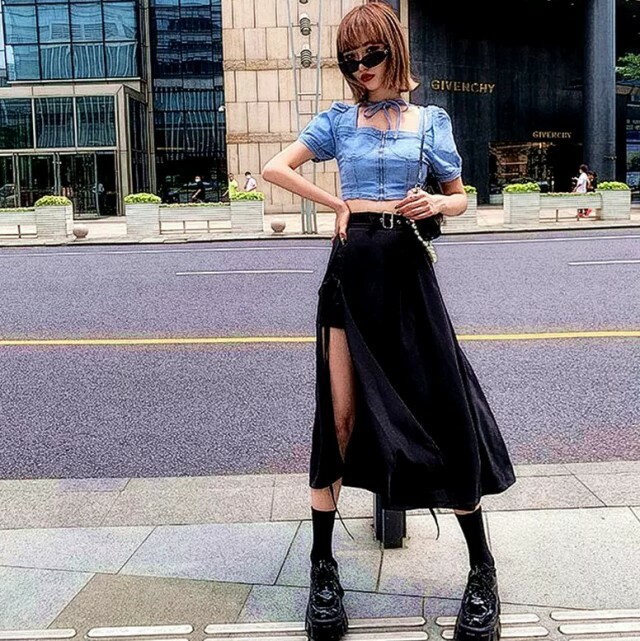 楽天市場】スリット スカート セクシー(サイズ(S/M/L)3L)の通販 楽天市場】スリット スカート セクシー(サイズ(S/M/L)3L)の通販