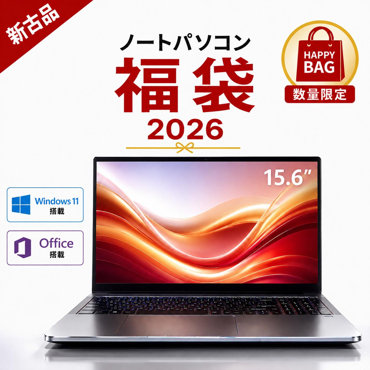 商品説明 メーカー VETESA 型番 15.6インチ 新古品ノートパソコン福袋 OS Windows11 64ビット プロセッサ Intel Celeron Office MS Office 2024 メモリ 4GB～8GB（増設可能） ...