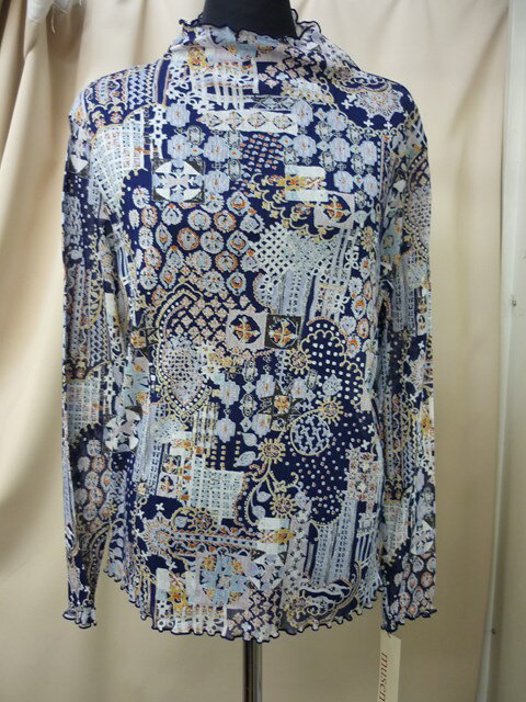 商品詳細 カラー ネイビー 素材 綿100％ 手洗いOK サイズ 　　　9号 バスト　　98cm 着丈　　　60cm 袖丈　　　58cm 肩幅　　　43cm ＊実際の商品を測った寸法です 特徴 綿100％のメッシュネット素材のカットソーです...