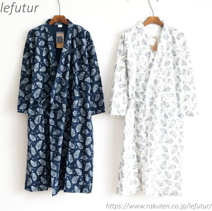 ITEM INFORMATION 【商品詳細】 忙しい毎日、家に帰ってほっと一息つく時間にほんとにリラックスできるパジャマ 高密度に編まれた二重ガーゼの生地なので、保湿性と吸湿性に優れ、季節を問わず着用して頂けます ■サイズ M　着丈103...