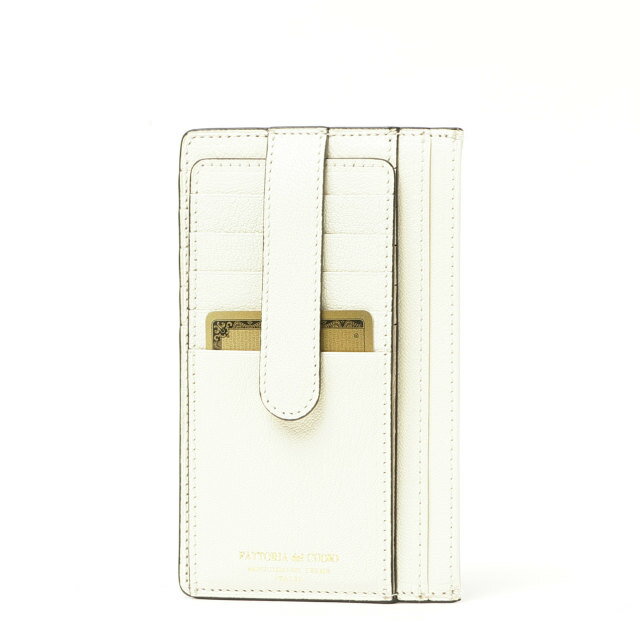 FATTORIA del CUOIO / ファットリア デル クオーイオ / 山羊革 カードケース ショート / オフホワイト fdcamo-ow 100 >> このブランドの他の商品を見る >> このカテゴ...