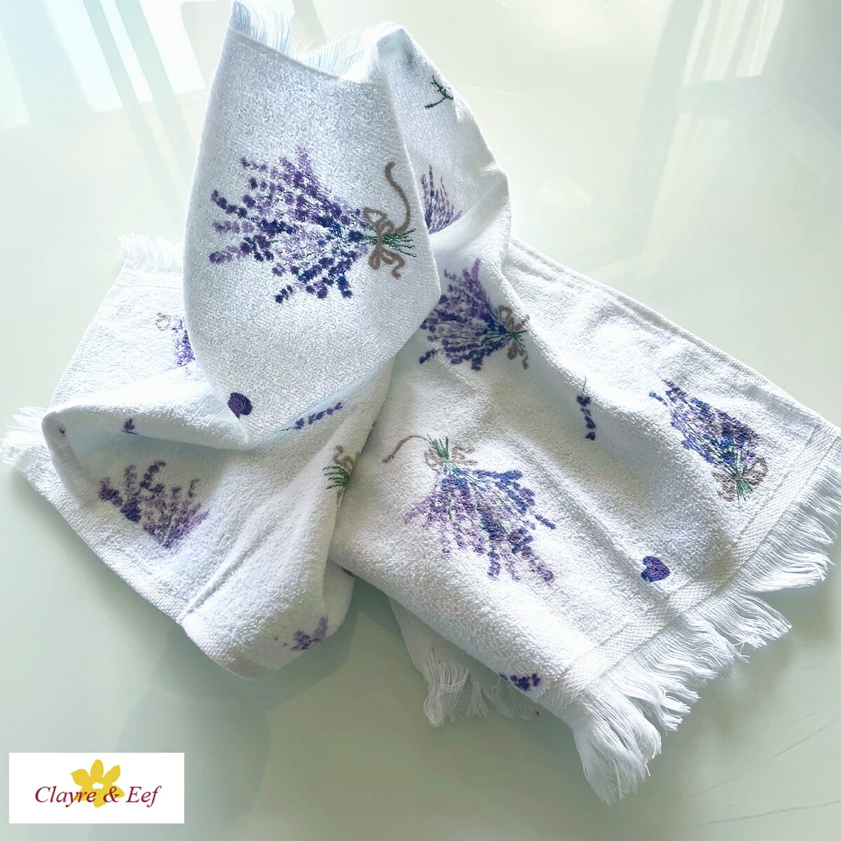 商品概要オランダのファブリックメーカー、、Clayre & Eef　クレア&イーフのオリジナル商品、ゲストタオル、またはフェイスタオルです。 オランダ本社でデザインされた、御伽の国に出てくるような乙女チックなデザインは、花や果物、動物、人形...