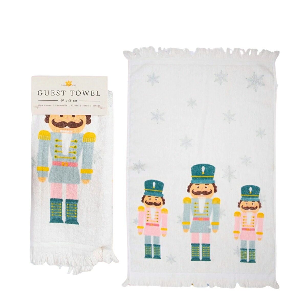 商品概要オランダのファブリックメーカー、、Clayre & Eef　クレア&イーフのオリジナル商品、ゲストタオル、またはフェイスタオルです。 オランダ本社でデザインされた、御伽の国に出てくるような乙女チックなデザインは、花や果物、動物、人形...