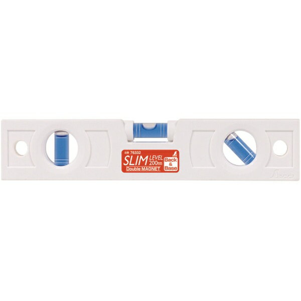 ■本体背面にマグネットを取り付けているため、エアコンの据え付け板やテレビの壁掛け金具の位置出し調整に本体を付けたまま作業可能です。 ■測定面にもマグネット付です。 ■水平気泡管下に蓄光シートが付いており暗い所でも気泡管が見やすくなっています...