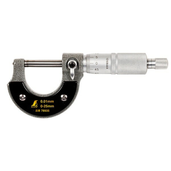 ■精密な寸法測定に使用するマイクロメーター ■強固な塗装メッキで剥がれ、サビに強い仕上げです ■目盛はシャープで読み取りが楽です ■作動範囲全域にわたってスムーズに動きます ■目盛基点の調整も素早く確実に出来ます ■サイズ：56×134×1...