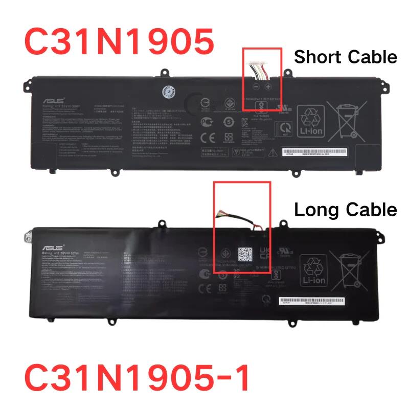 商品情報商品名:純正 ASUS ートPC用バッテリー商品概要:スペック: 公称電圧11.55V、公称容量 4335mAh / 50Wh 型番:C31N1905 保証期間: 当店より1年間動作保証対応機種一覧:C31N1905: VivoBo...
