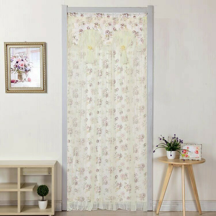 のれん ロング 2重 レース フラワー柄 姫系二重タイプ 暖簾 間切り レース シフォン 薔薇雑貨 90x190のれん素材 ：ポリエステルサイズ ：約90x190cm※突っ張り棒は付属しておりません。お手持ちのものをご使用ください☆☆★★★...