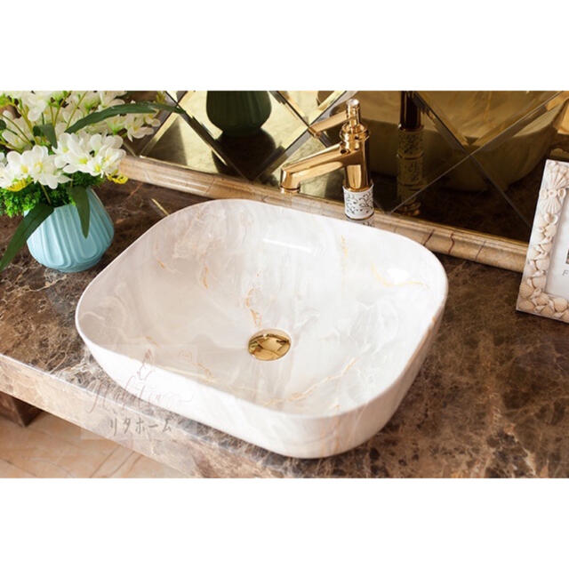 商品説明状態 ：新品未使用サイズ（cm）：幅：50奥行き：40高さ：15素材：陶磁器取付について：取付工事はお近くの工務店様にご相談してください＜ 重量物なので同梱はできません ＞☆☆★★★★★★★★★★★★★☆☆◆お客様のご覧になっている...