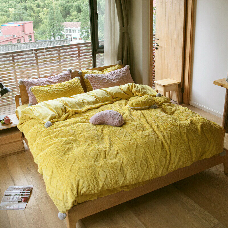 BS5冬用フランネル寝具 ワイドダブル ベッド用品4点セット ボックスシーツ冬用フランネル寝具 ワイドダブル ベッド用品4点セットA/BS5商品サイズ・組成について（カバー4点セット)【素材】ポリエステル 100％ベッドパッド1点 ：150...