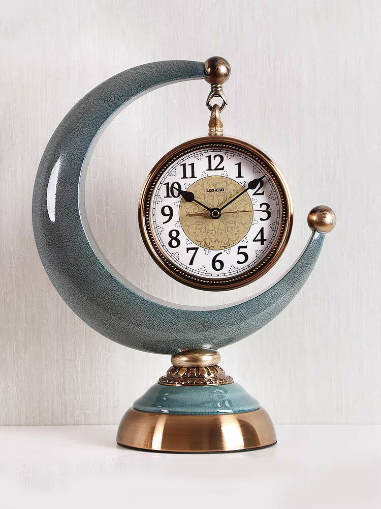 20220704-2　テーブルクロック ．置き時計 クロックアラーム 上品時計 高級置き時計お洒落なインテリアでライフを飾りませんか？2商品情報商品説明サイズ：幅32 x奥行7x高さ40（cm） ☆☆★★★★★★★★★★★★★☆☆ ◆お客様...