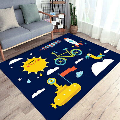 FM34ラグカーペット リビングマット ラグマット 動物シリーズ 滑り止め付 ホットカーペット対応 床暖房対応 サイズオーダー可能ラグカーペットA/FM34サイズ：160x230cm素材表地：ポリエステル中材：ウレタンフォーム裏面：不織布(...