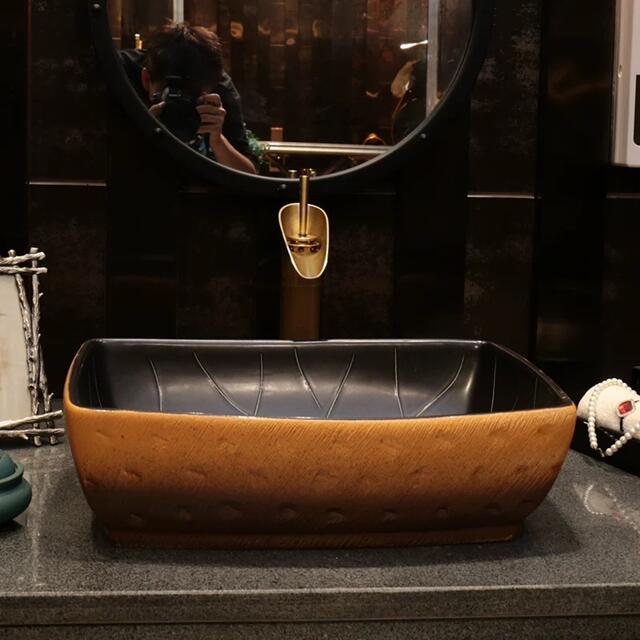 商品説明状態 ：新品未使用外寸サイズ（cm）：幅：48奥行き：35高さ：15素材：陶磁器取付について：取付工事はお近くの工務店様にご相談してください＜ 重量物なので同梱はできません ＞◆お客様のご覧になっているモニター等により多少色が異なる...