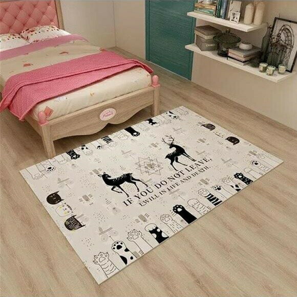 FM24ラグカーペット リビングマット ラグマット 滑り止め付 ホットカーペット対応 床暖房対応 サイズオーダー可能ラグカーペットA/FM24サイズ：160x230cm素材表地：ポリエステル100％中材：ウレタンフォーム裏面：不織布(PVC...