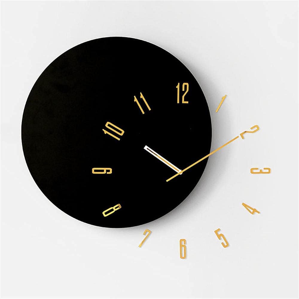 素材：高品質の環境にやさしいパネル、自然で健康的、無毒、無害、無臭。ウォールナット針/アクリル針はスタイリッシュで耐久性があります。掛け時計の全体的なラインは滑らかで丸いです。サイレントでダニなし：高品質の時計の動き、正確な時間、小さなエラ...