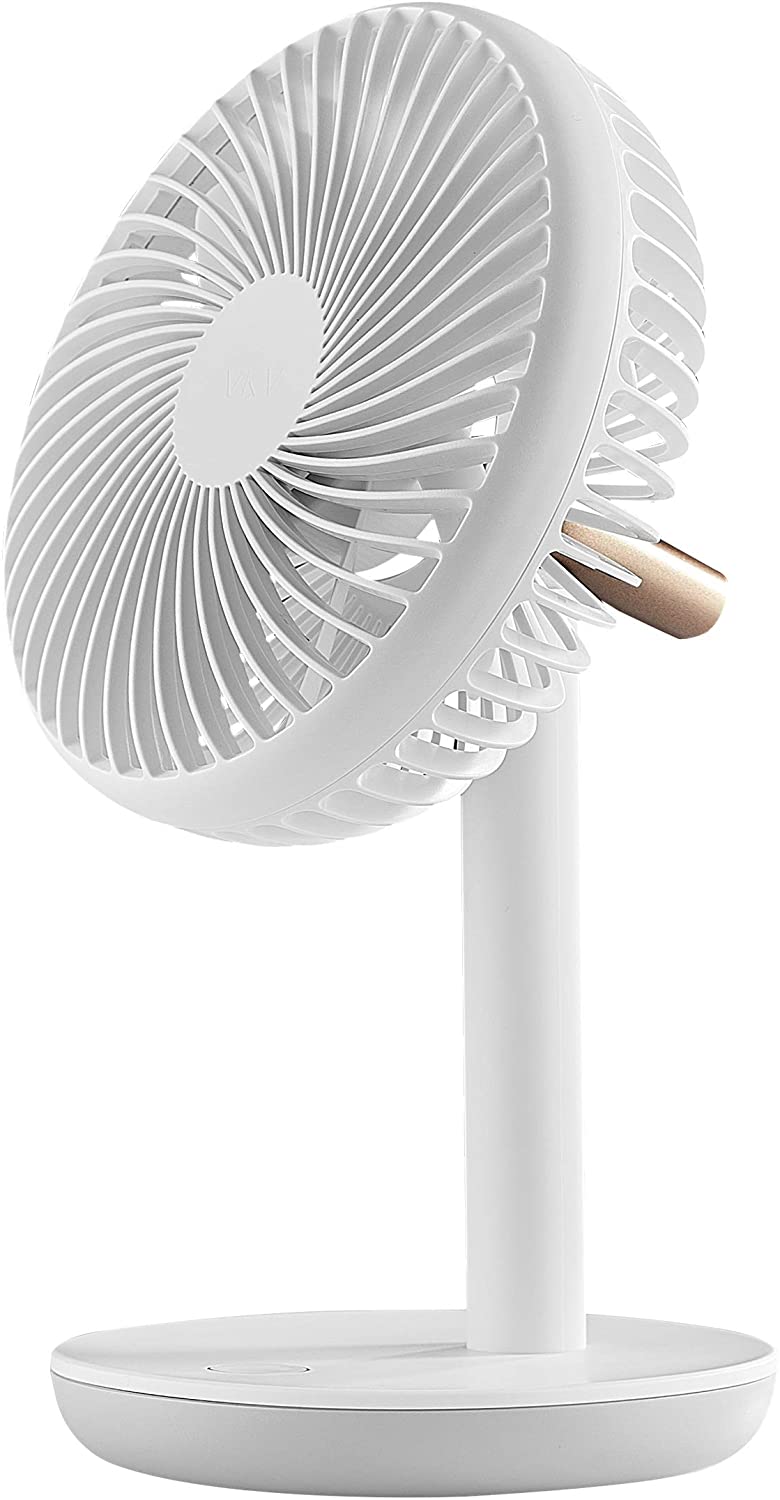 【静音?強風】 コンパクトサイズでもしっかり風量が出せる新型パワーアップのDCモーターを搭載したデスクファンです。7枚羽根を採用し更に低騒音になりました。【角度?風量調整可能】風量はワンボタンで制御し、微、中、強風と3段階の調節が可能です。...