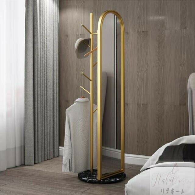 商品説明高さ?:?165cm横幅?:?46cm素材：合金、鏡、人造大理石お客様のご覧になっているモニター等により多少色が異なる場合がございます。あらかじめご了承ください。複数ご注文の場合やお急ぎの場合は必ず事前に納期のお質問をお願いいたしま...