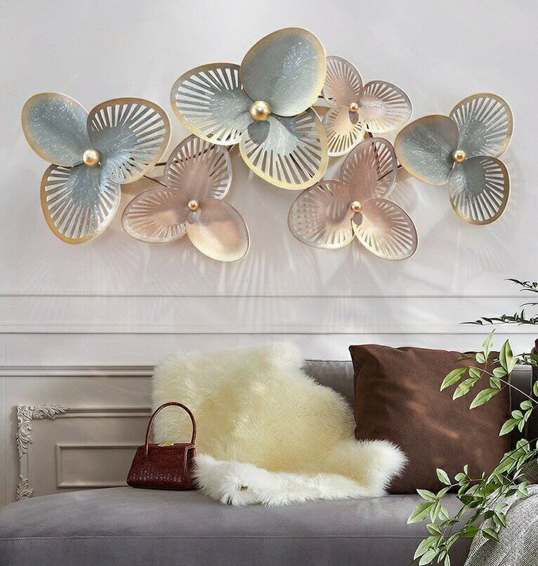 壁飾り インテリア雑貨 部屋飾り　壁面装飾 民芸品 花柄工芸品サイズ（cm） ：幅124 x 高さ60材質：アイアン、金属、他お客様のご覧になっているモニター等により多少色が異なる場合がございます。あらかじめご了承ください。複数ご注文の場合...