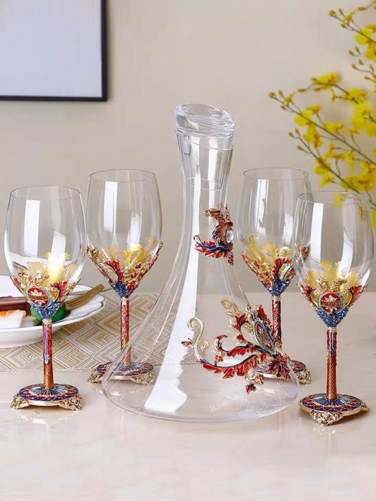 【サイズ】口径 7cm高さ 24.5cm【付属品】保存箱4点(350ml）1点ワインディキャンタ（1500ml)※お使いのモニターによって実物と色が異なって見える場合がございます。購入後のキャンセルは、ご遠慮ください。検品のため開封してある...