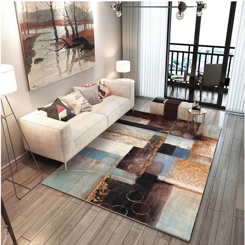 サイズ：160x230（cm)厚さ：0.8cm素材表地：ポリエステル100％裏面：不織布(PVC点滑り止め)サイズオーダー可能です備考 開封後は新品の為においのする場合がございます。こちらのにおいは、時間の経過により消えていきますのでご安心...