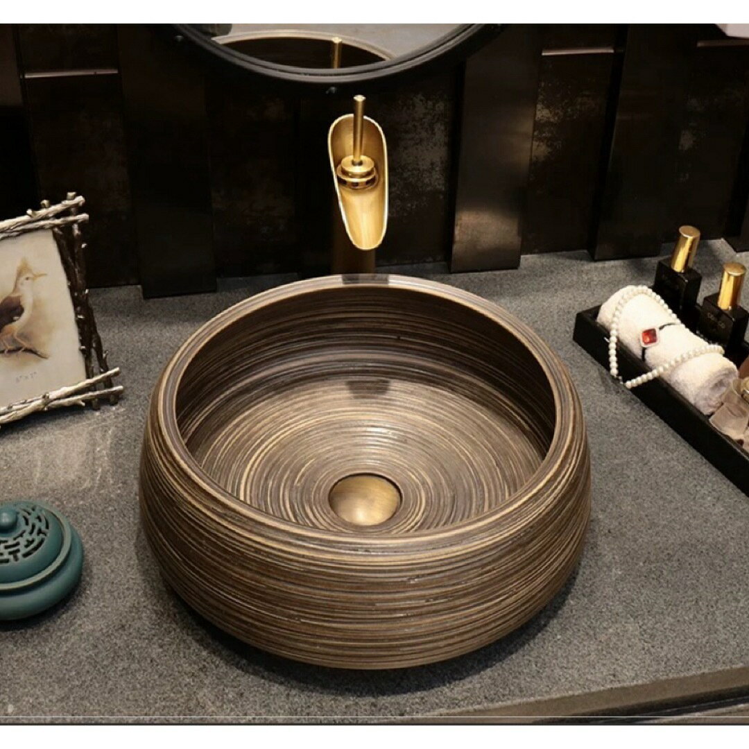 商品説明外寸サイズ（cm）：幅：42奥行き：42高さ：15素材：陶器取付について：取付工事はお近くの工務店様にご相談してください お客様のご覧になっているモニター等により多少色が異なる場合がございます。あらかじめご了承ください。複数ご注文の...