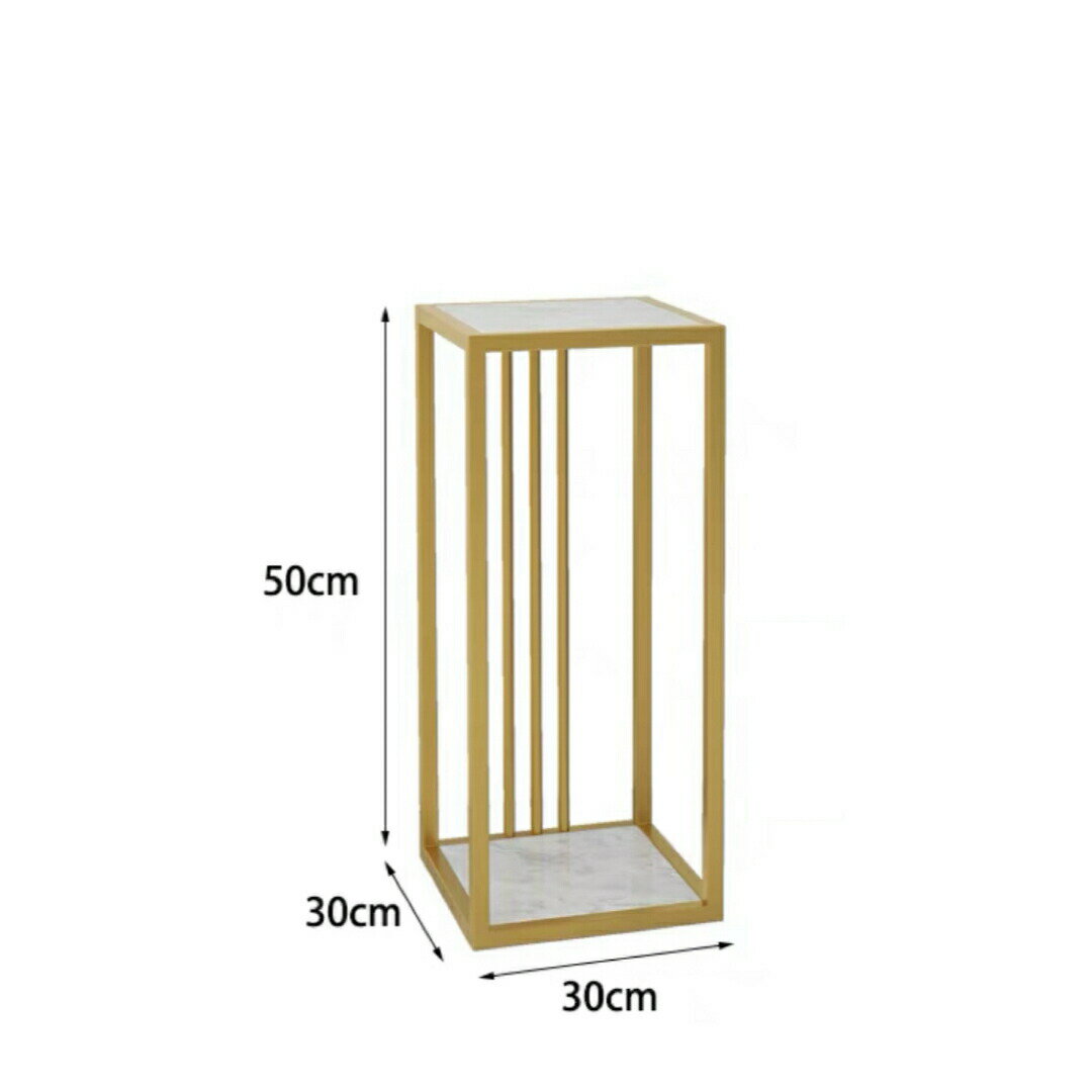 商品説明本体寸法：幅30?×奥行30×高さ50cm商品状態：新品カラー：写真通り材質：金属、鉄、人造大理石、ラッカー塗装 お客様のご覧になっているモニター等により多少色が異なる場合がございます。あらかじめご了承ください。複数ご注文の場合やお...