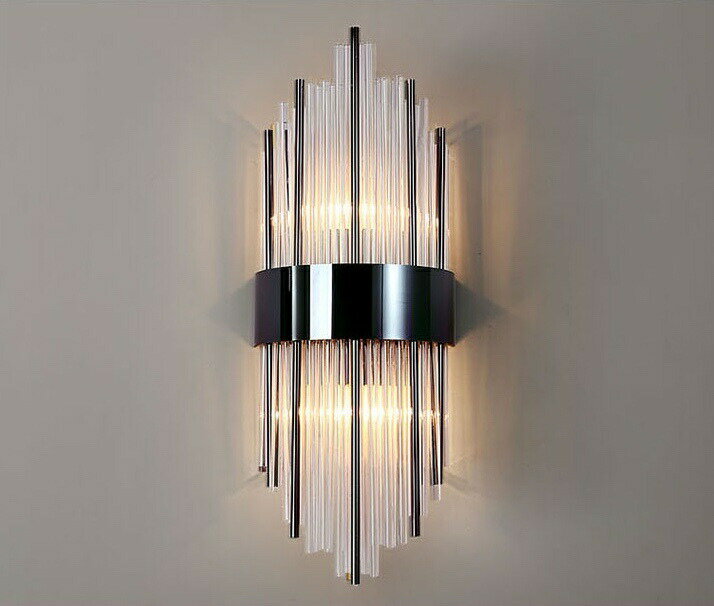 高級照明ライト 壁掛け灯 ブラケットライト 玄関灯 ペンダントライト 壁掛け照明壁掛け照明・口金：E14・使用電球：40Wまで・外寸サイズ：幅18 x 高さ46（cm）※電球は付属しておりません。取付工事は電気工事士にご相談してください。お...