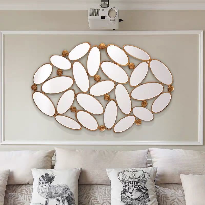 サイズ(cm) ： 幅100 x 高さ70 (cm）材質 ： ミラー、樹脂、木、他、合金 複数ご注文の場合やお急ぎの場合は必ず事前に納期のお質問をお願いいたします。 注意事項1、こちらの商品は海外製の新品です。撮影時の照明やPC環境によって...