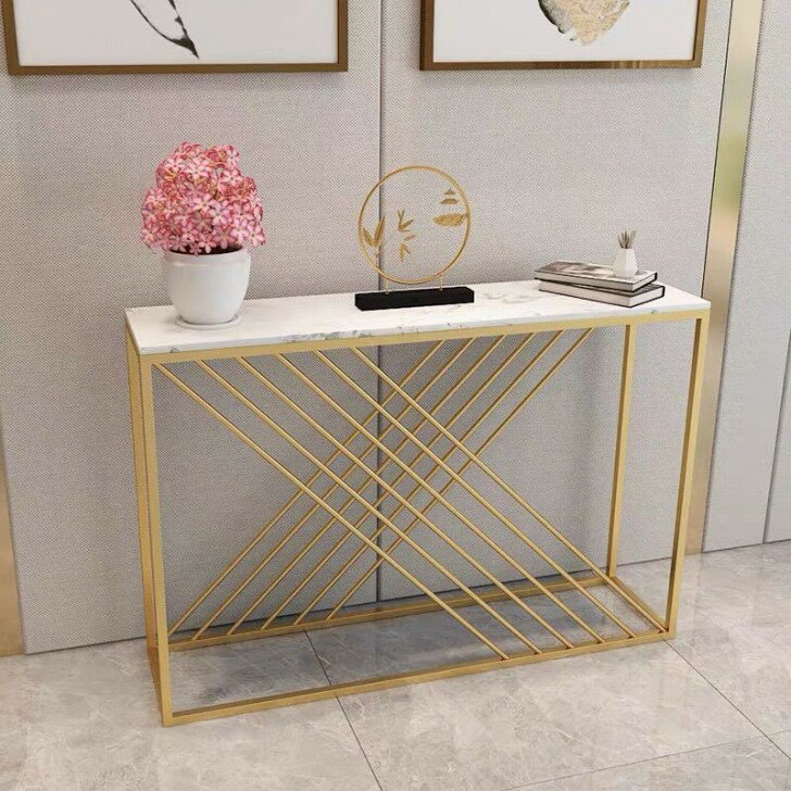 商品説明：【商品仕様】本体寸法：幅100 ×奥行30 ×高さ80 cm商品状態：新品カラー：写真通り材質：金屬、鉄、人造大理石、ラッカー塗装定める期間内に、ご連絡・ご入金がない場合は、誠に勝手ながら、自動的にキャンセルとさせて頂きます。 直...