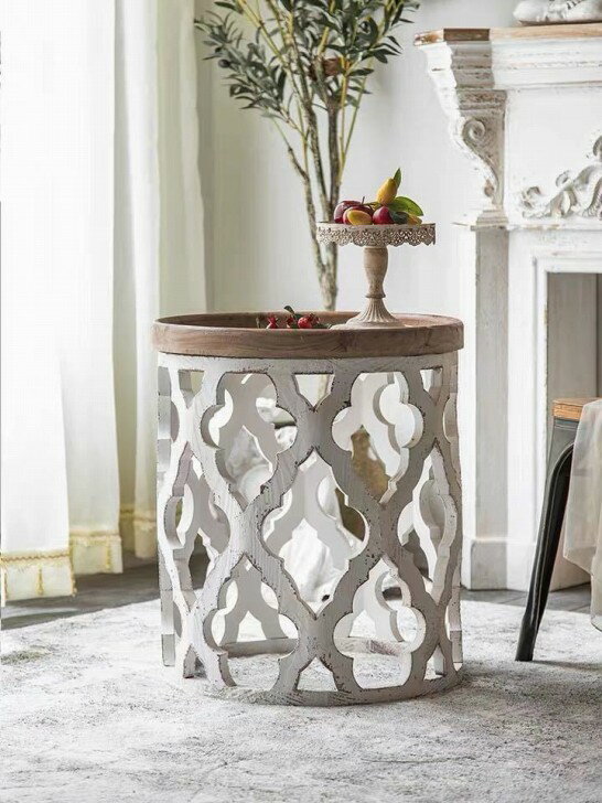 【商品仕様】本体寸法：幅50 ×奥行50 x 高さ56cm商品状態：新品カラー：写真通り材質：中質繊維板、ラッカー塗装 、天然木化粧合板注意事項：1、こちらの商品は海外製の新品です。撮影時の照明やPC環境によって実際の商品と色が違う場合があ...