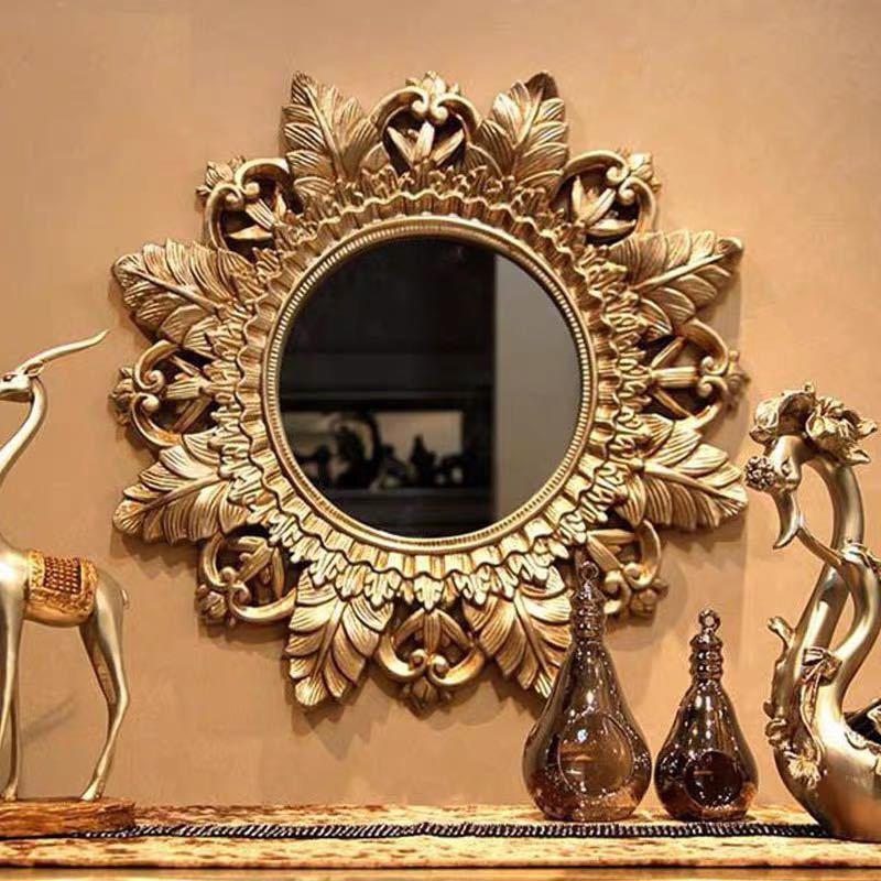 サイズ(cm) ： 幅80 x 高さ80（cm）材質 ： ミラー、樹脂、木、他複数ご注文の場合やお急ぎの場合は必ず事前に納期のお質問をお願いいたします。注意事項1、こちらの商品は海外製の新品です。撮影時の照明やPC環境によって実際の商品と色...