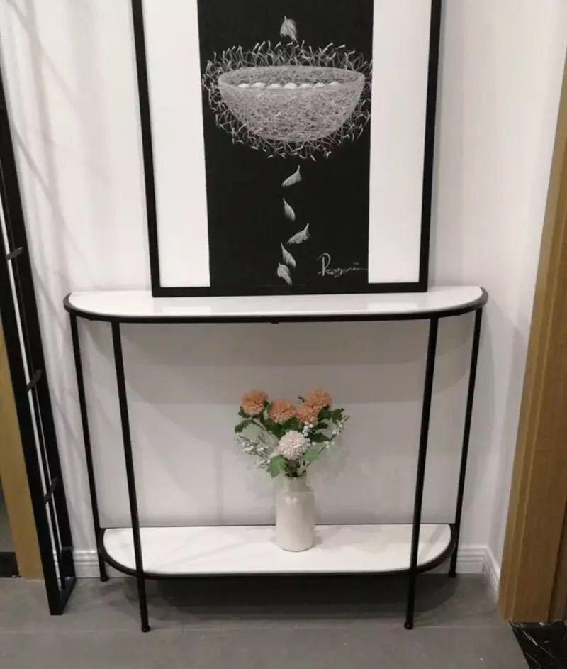 本体寸法：幅100 ×奥行28 ×高さ75 cm商品状態：新品カラー：写真通り材質：金屬、鉄、人造大理石、ラッカー塗装 、合金お客様のご覧になっているモニター等により多少色が異なる場合がございます。あらかじめご了承ください。複数ご注文の場合...