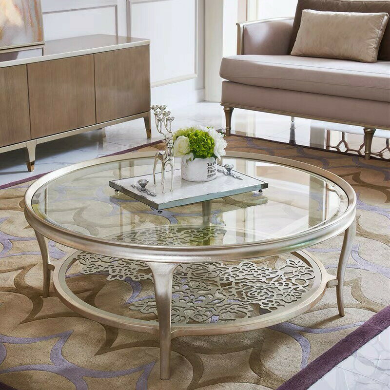 高級アメリカ式 ローテーブル リビングテーブル ガラスセンターテーブルサイドテーブルローテーブル(受注生?)商品説明材質：ガラス 丶木、ステンレス丶他?サイズ(約) :幅105 x 高さ48cmお客様のご覧になっているモニター等により多少色...