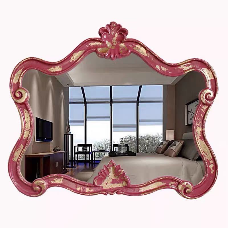 外寸サイズ(cm) ： 幅80 x 高さ67 (cm）材質 ： ミラー、樹脂、木、他複数ご注文の場合やお急ぎの場合は必ず事前に納期のお質問をお願いいたします。注意事項1、こちらの商品は海外製の新品です。撮影時の照明やPC環境によって実際の商...