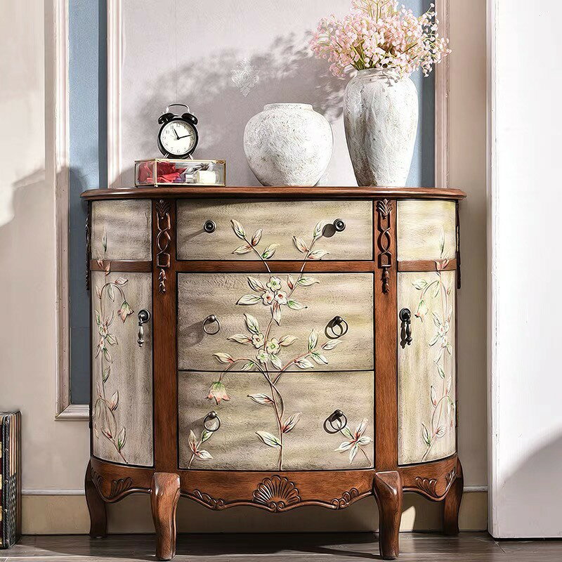 高級サイドテーブル コンソールテーブル 玄関テーブル 電話台 アンティーク調玄関テーブル状態：新品未使用本体寸法：幅102 x 奥行38 ×高さ88cmカラー：写真通り材質：ラッカー塗装 、中質繊維板、木、他お客様のご覧になっているモニター...