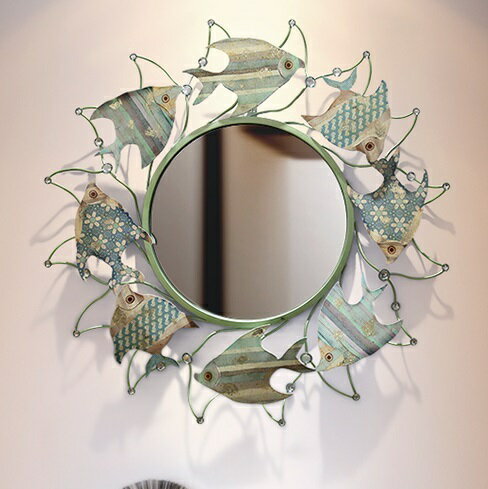 -1壁掛け鏡 部屋飾り 壁掛け 壁掛けミラー ウォールミラー 高級豪華鏡 鉄工芸品 アンティーク調.魚柄 洗面鏡壁掛け鏡A/-1サイズ(cm) ： 幅77.5 x 高さ 77.5 (cm）材質 ： ミラー、鉄、合金、他お客様のご覧になってい...