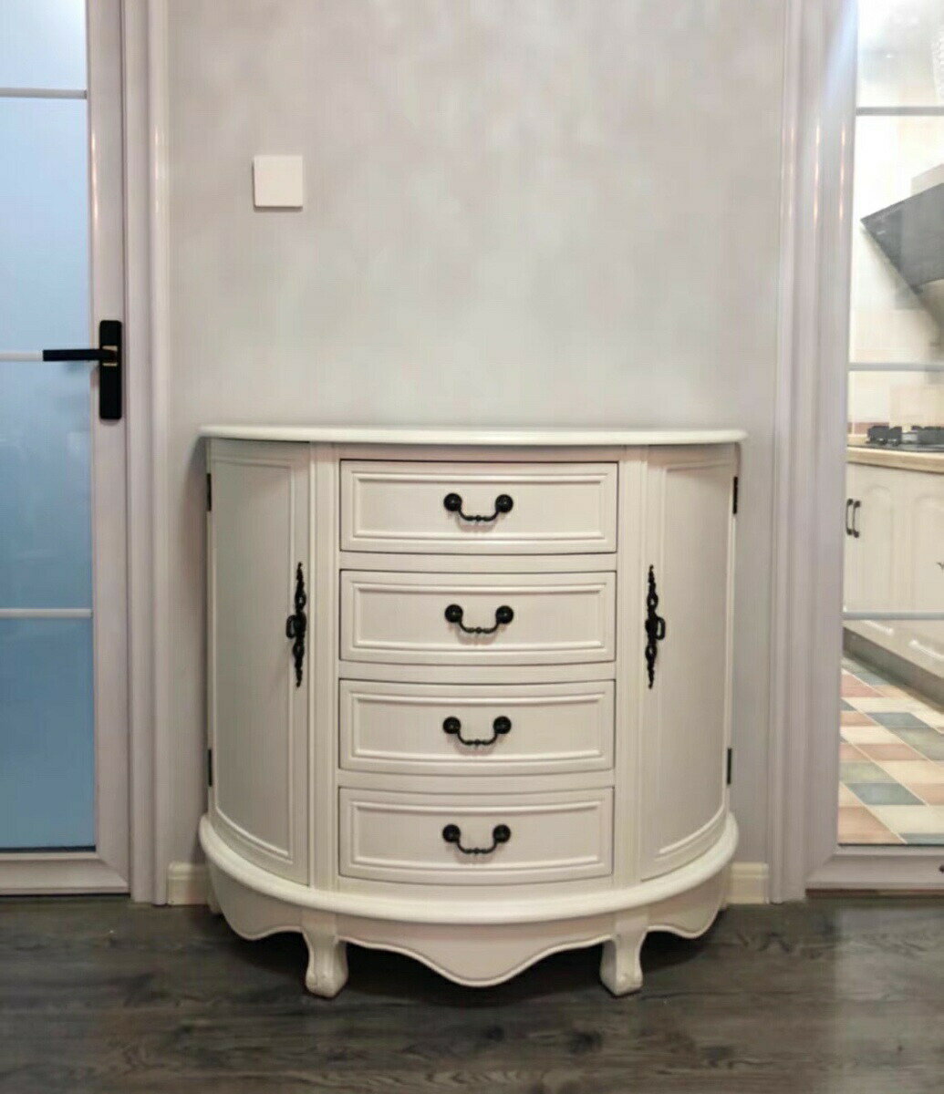 アンティーク調デザイン 電話台 テーブル 花台リビング 玄関テーブル 収納家具テーブル【商品仕様】本体寸法：幅90 ×奥行35 ×高さ89 (cm)商品状態：新品カラー：写真通り材質：木、中質繊維板、ラッカー塗装 、他お客様のご覧になってい...