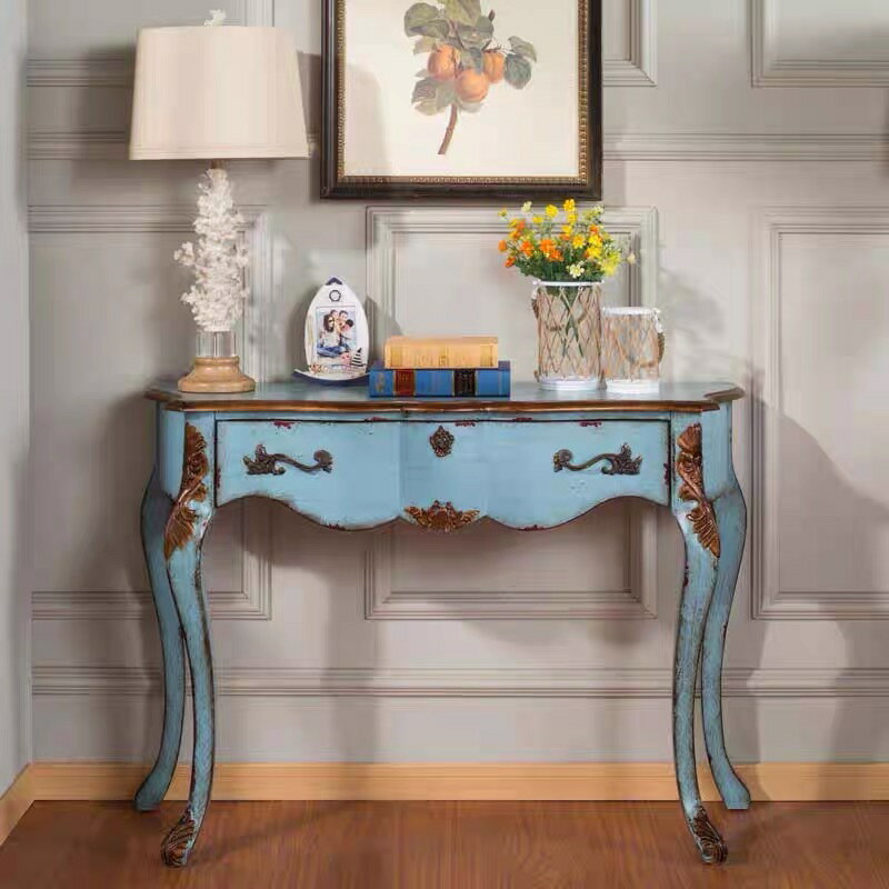 高級サイドテーブル コンソールテーブル ．玄関テーブル 花台 電話台 アンティーク調デザイン 幅123cmコンソールテーブル【商品仕様】本体寸法：幅123 × 奥行40 × 高さ87cm商品状態：新品カラー：写真通り材質：天然木、中質繊維板...