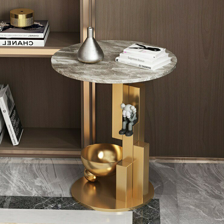 岩板ローテーブル 飾り台 リビングテーブル 電話台 センターテーブル サイドテーブル ミニテーブル 寝室用テーブルローテーブルA/サイズ：直径 45 cm、高さ 60 cm＜ 重量物なので同梱はできません ＞色選びますお客様のご覧になってい...