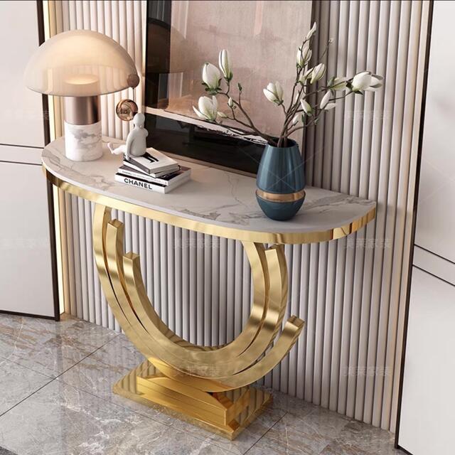 商品説明【商品仕様】本体寸法：幅80 ×奥行25 ×高さ85cm商品状態：新品カラー：写真通り材質：人造大理石、ラッカー塗装 、合金、他お客様のご覧になっているモニター等により多少色が異なる場合がございます。あらかじめご了承ください。複数ご...